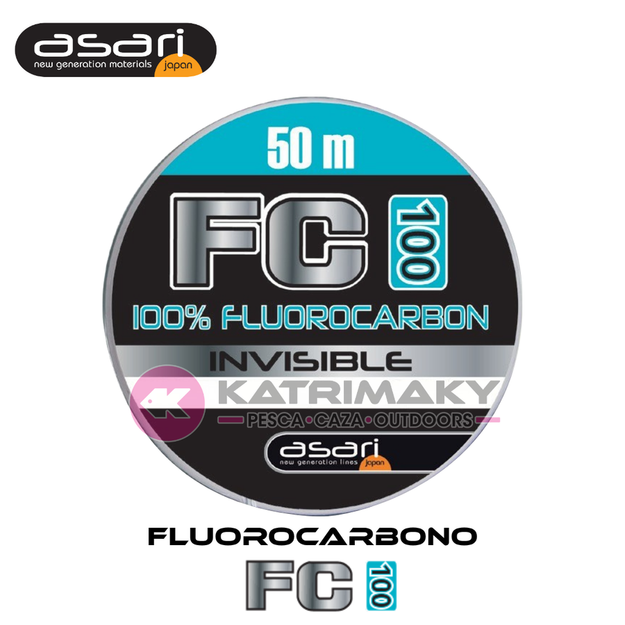 Fluorocarbon Asari Fluorocarbono FC100 0.45 - 50m